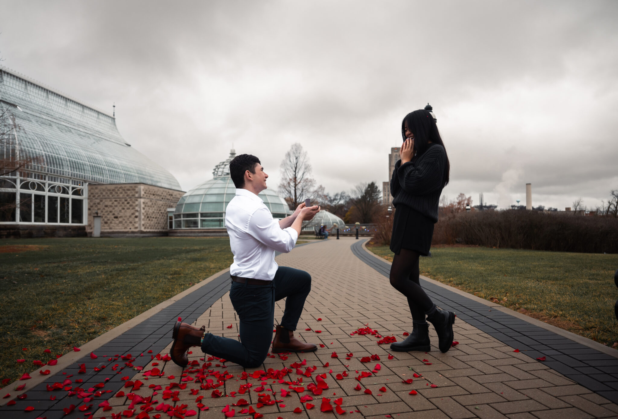 Phipps Conservatory Engagement | Natalia Baqueiro Photography