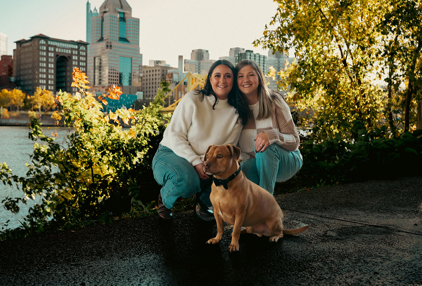 Pittsburgh Love Story: A Cinematic Night of Editorial Couple Photos